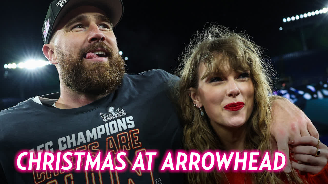 Taylor Swift spends Christmas at Travis Kelce’s last home game of season