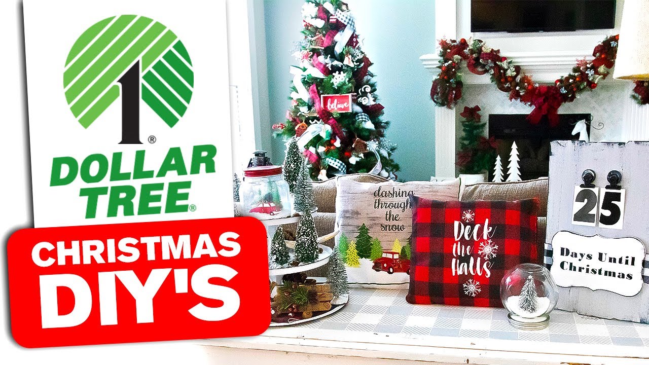 How to make a Christmas tiered tray from Dollar Tree