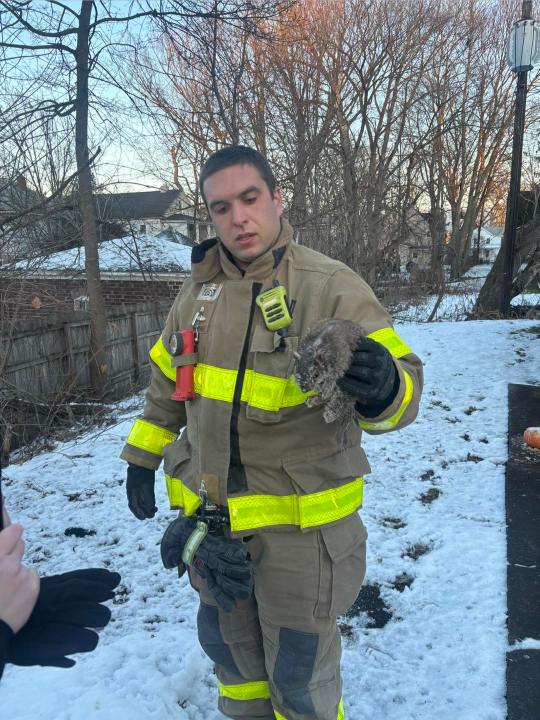 Binghamton fire rescues squirrel stuck in dumpster on Christmas Eve