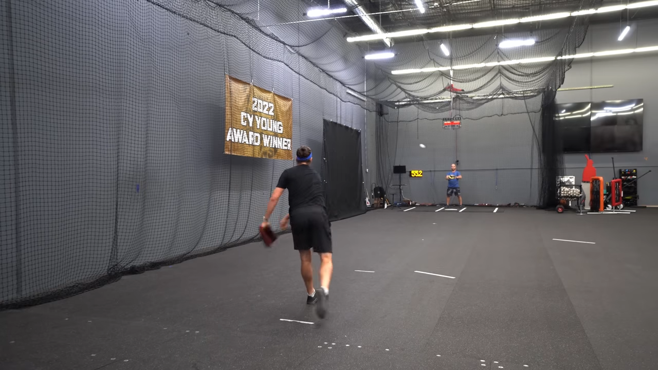 Trevor Bauer tests high school talent