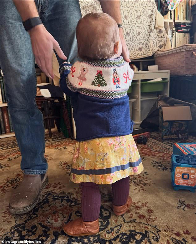 Lily Collins shares rare snaps of her baby daughter Tove as the family ...