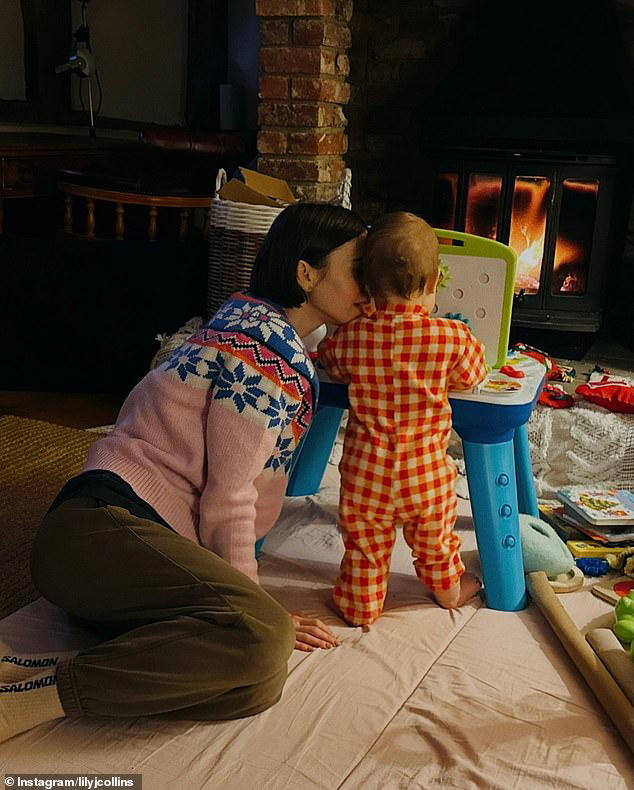 Lily Collins shares rare snaps of her baby daughter Tove as the family ...