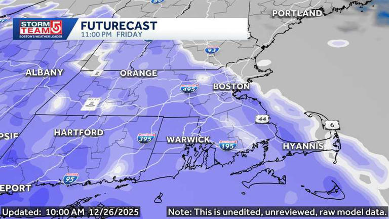 Weekend storms threaten post-holiday travel across New England