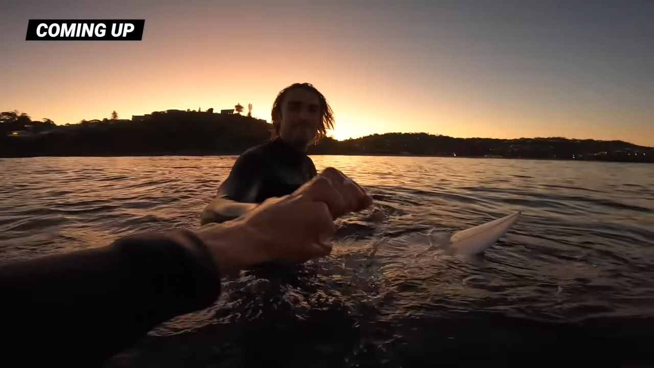 This sunset session at a secret reef was unreal