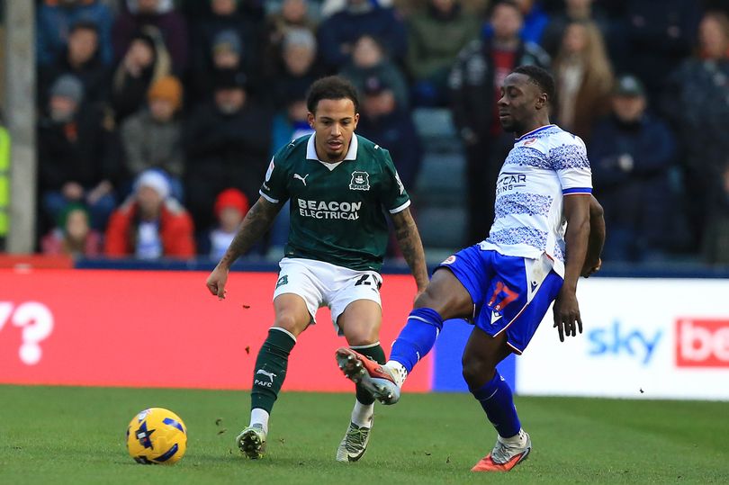 Plymouth Argyle heavily beaten by Reading after early Joe Ralls red card