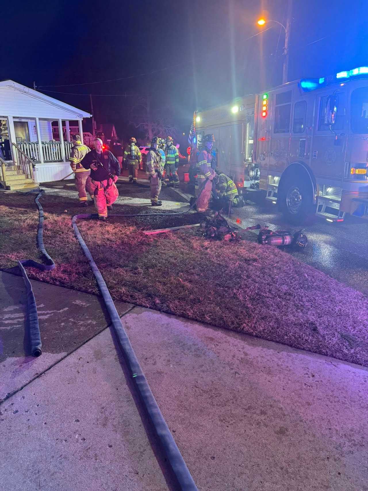 Family displaced in Xmas Eve fire that kills pet in Upper Twp: Firefighters