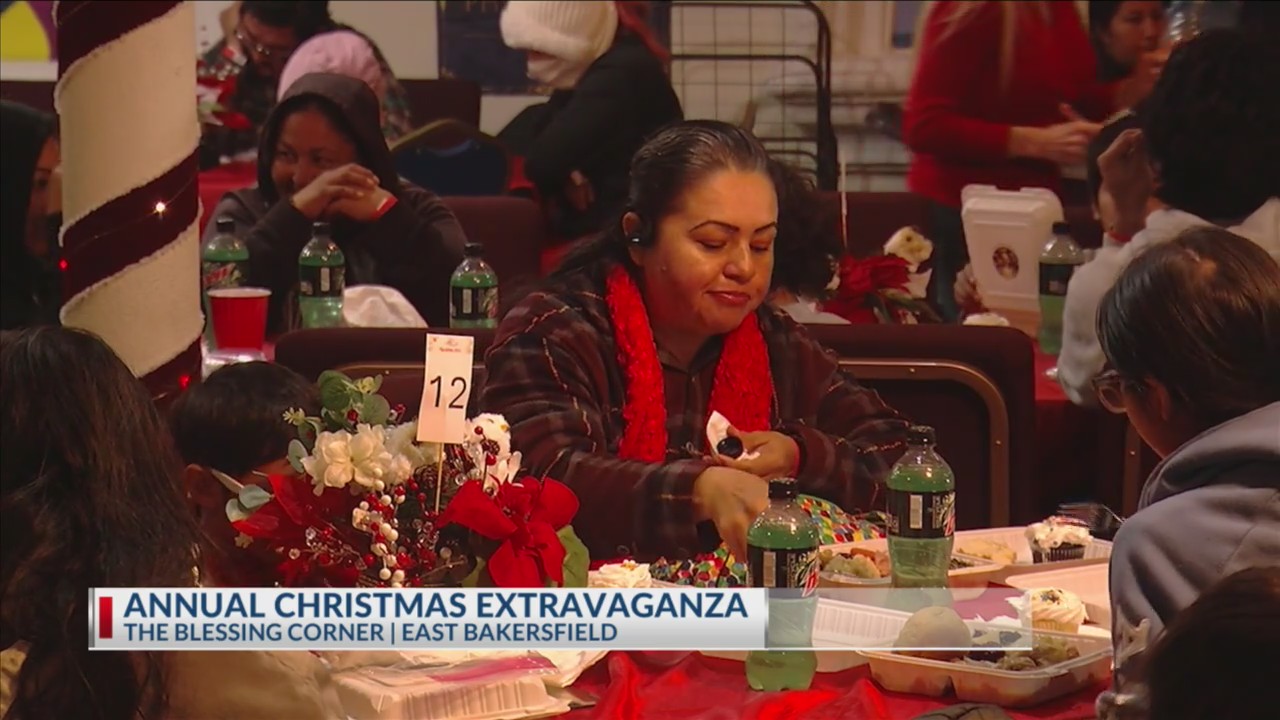 Annual Christmas extravaganza at the Blessing Corner