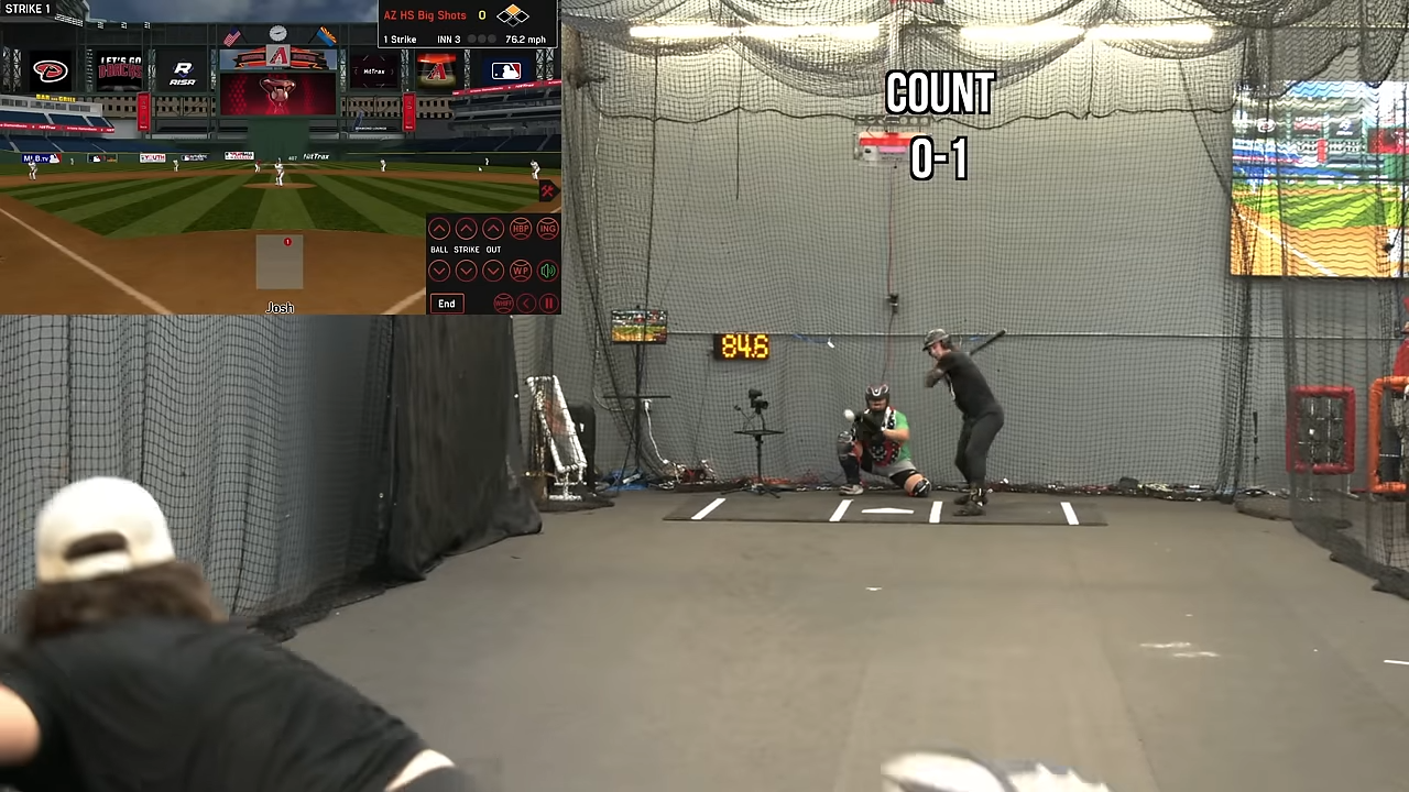 Can high school hitters handle an MLB pitcher?