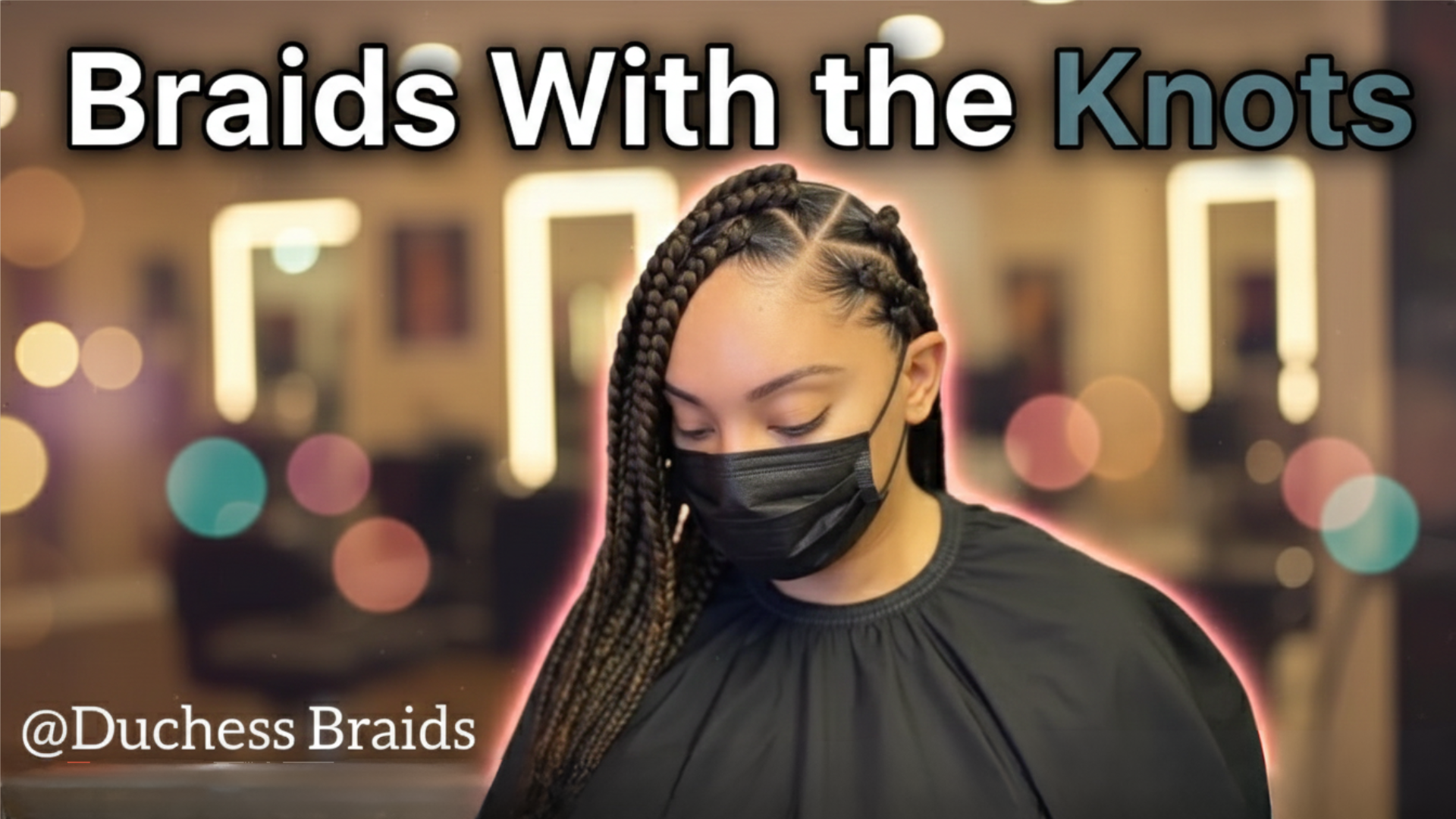 Braids with the knots – stylish knotless & knotted braids combo