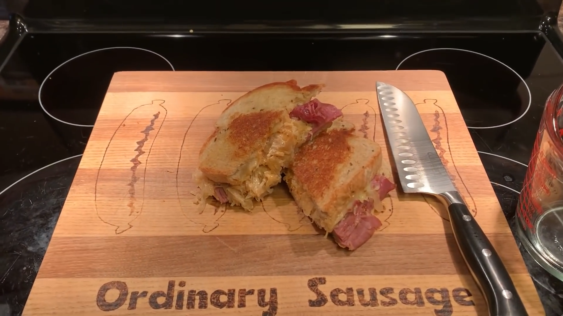 Someone turned a Reuben sandwich into a sausage and it actually works