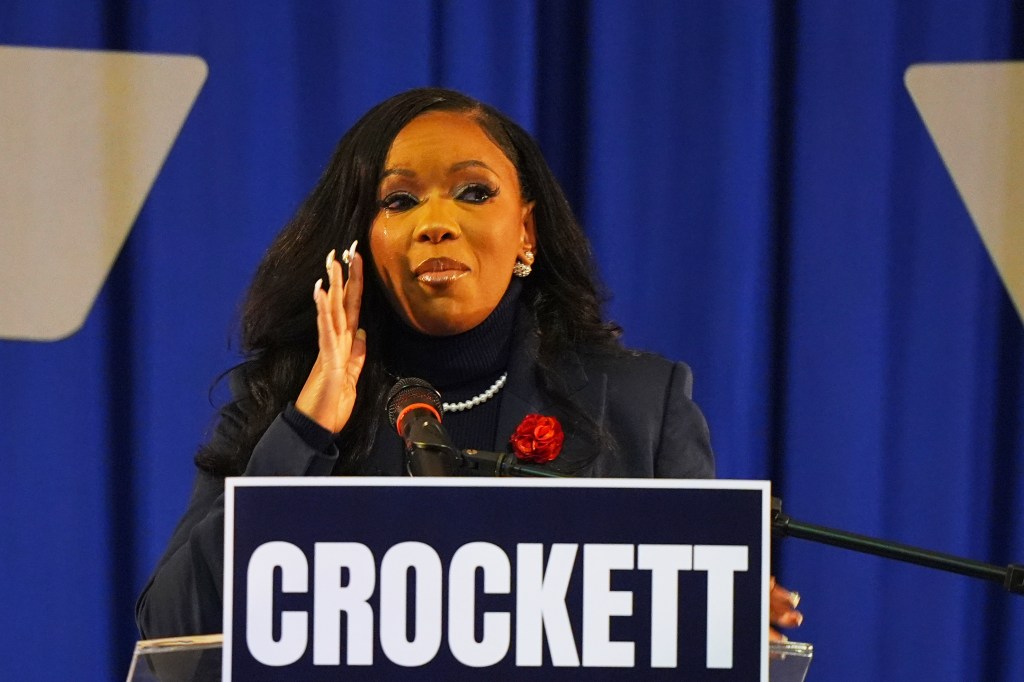 Rep. Jasmine Crockett bizarrely suggests Trump admin cooking the books ...