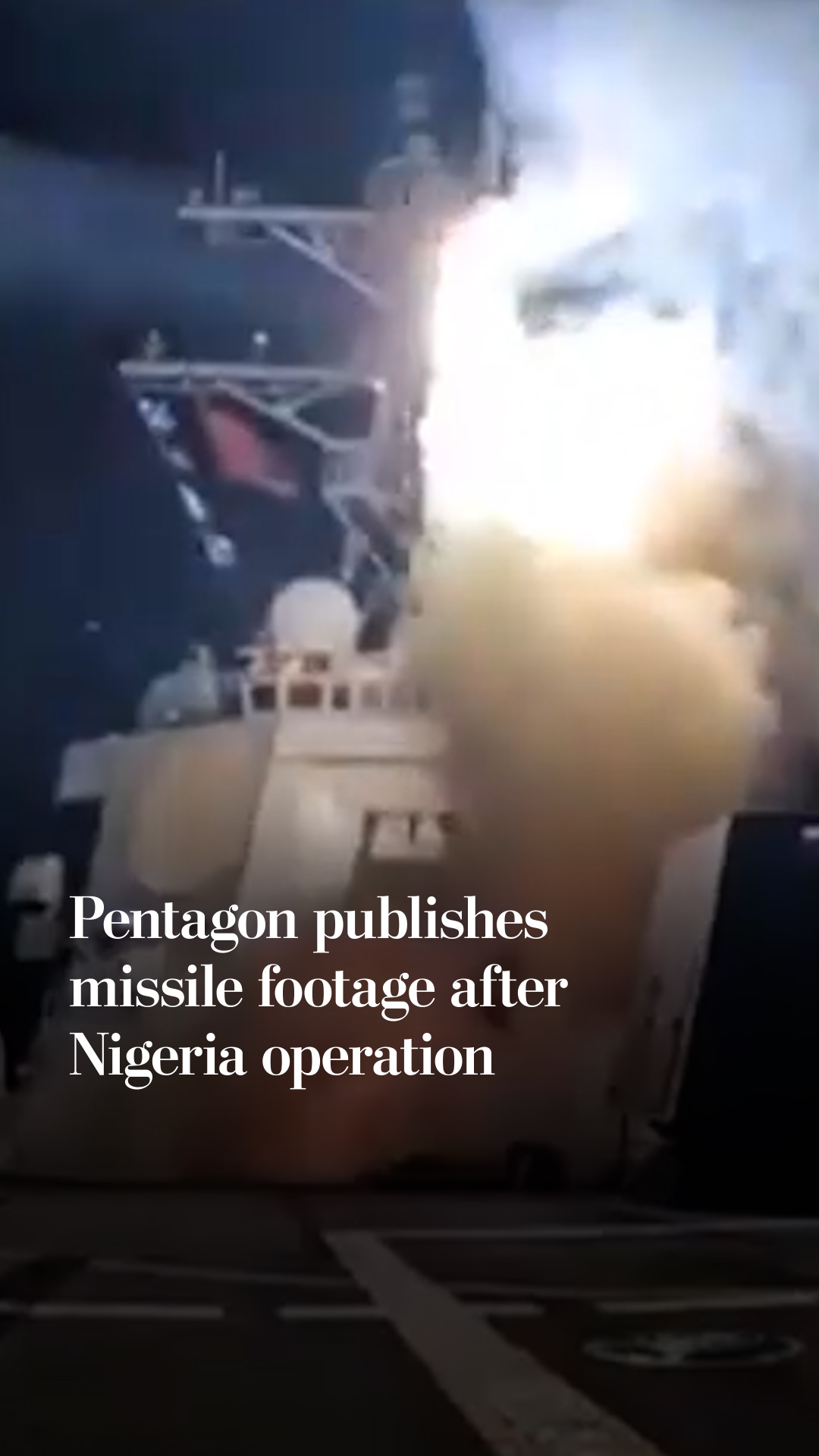Pentagon publishes missile footage after Nigeria operation