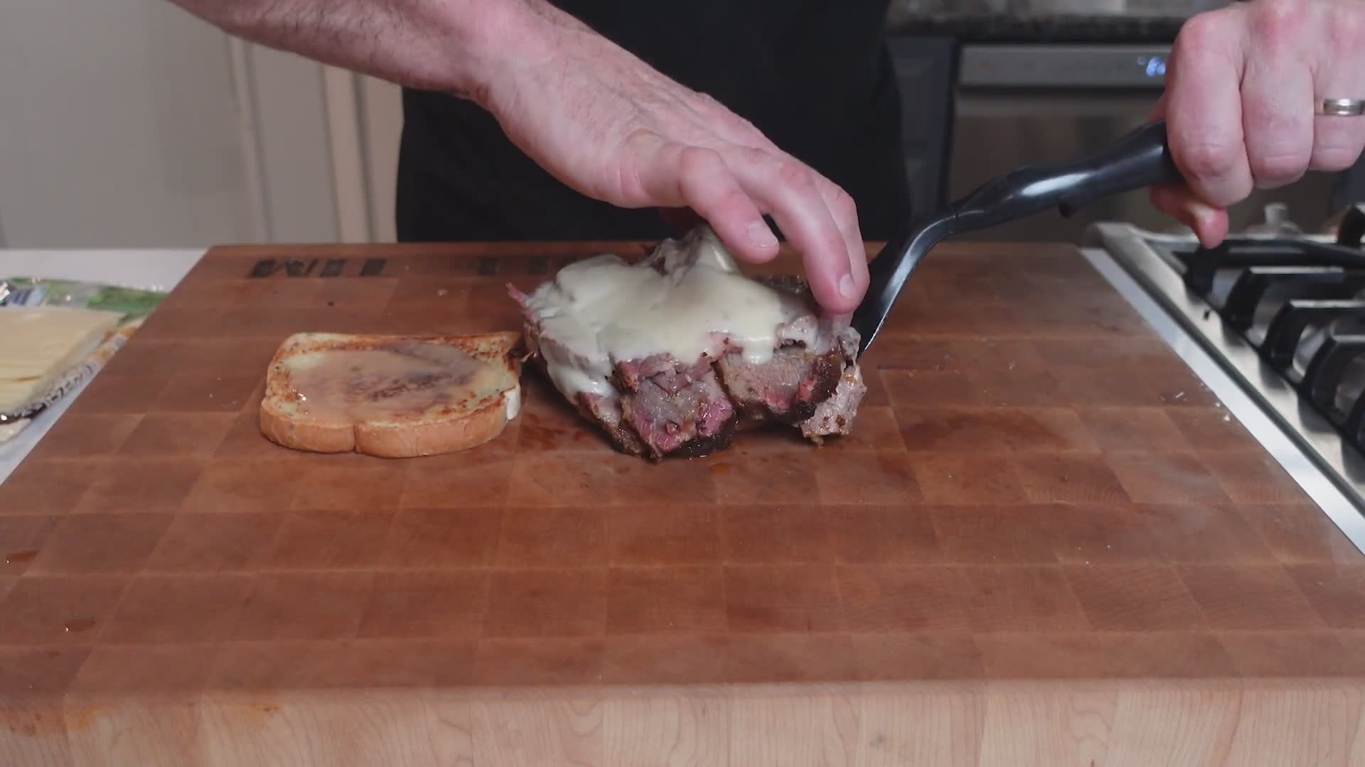 Tim's classic Reuben sandwich recipe with smoked corned beef brisket (2)