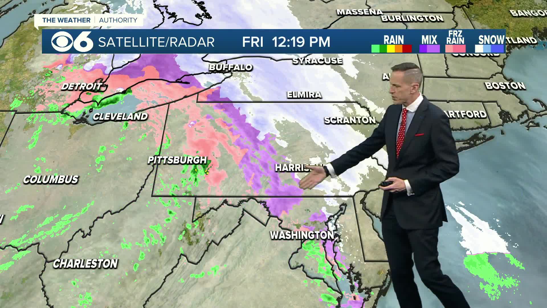 Storm system brings heavy snow and ice to the Northeast