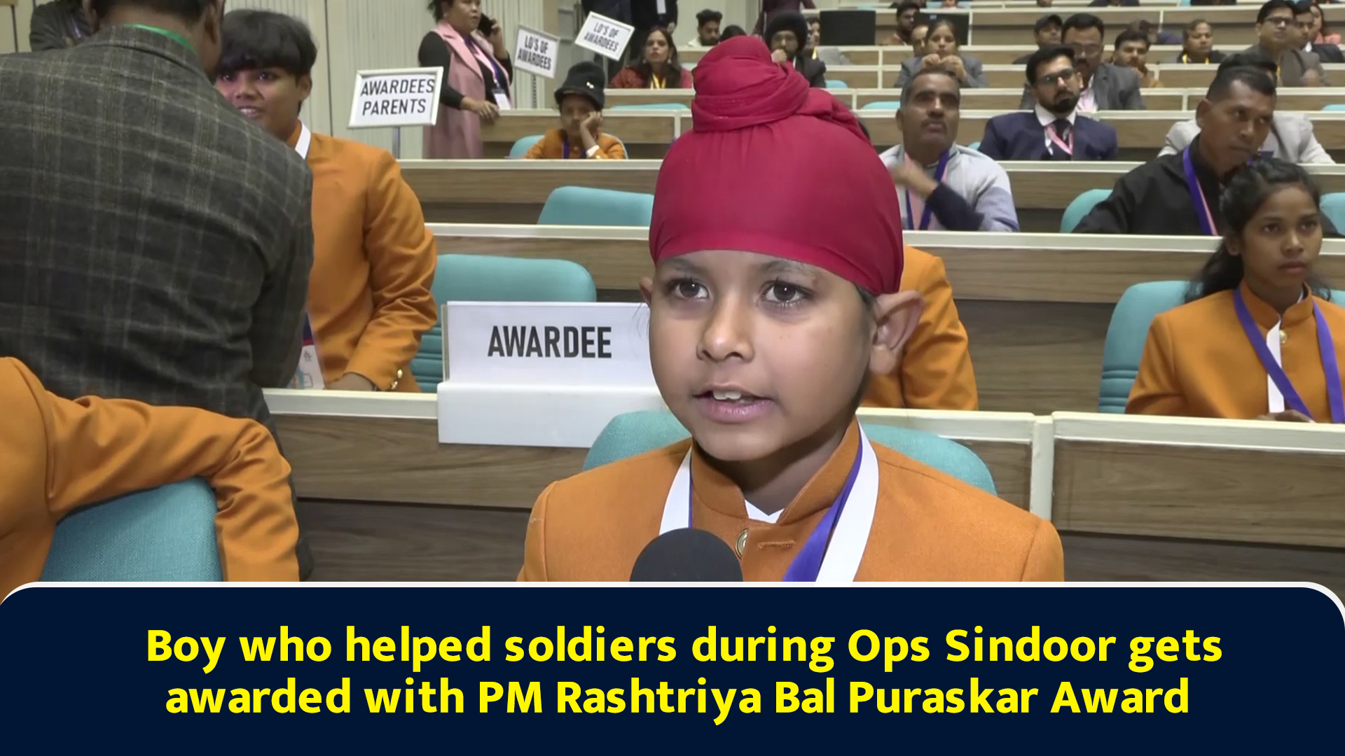 Boy who helped soldiers during Ops Sindoor gets awarded with PM ...