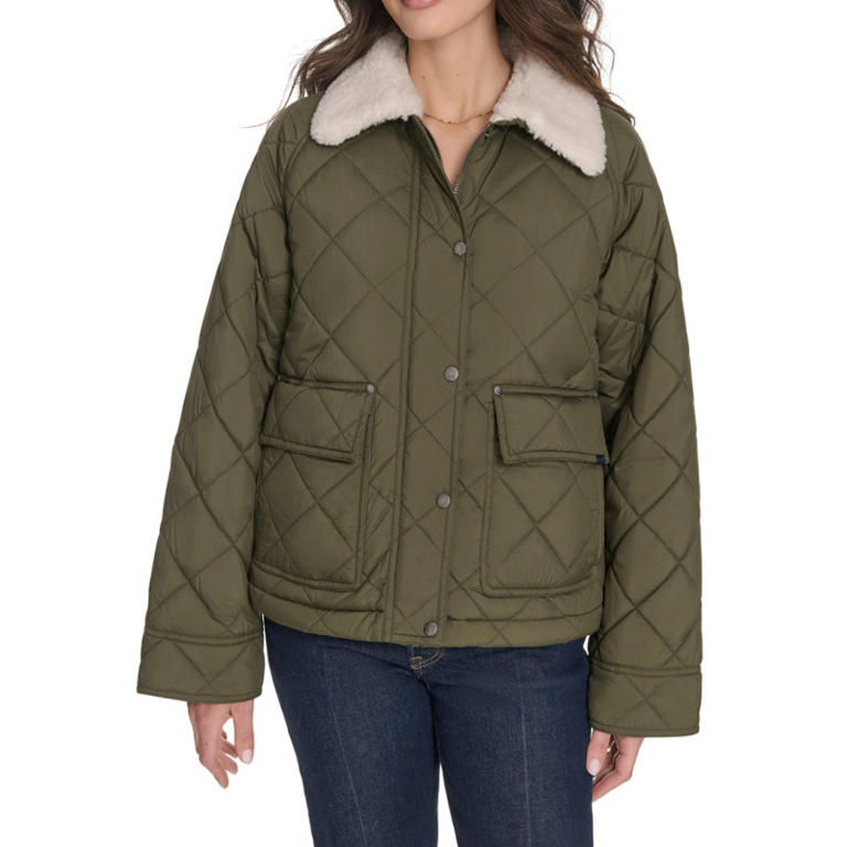 Levi’s 'cute' and 'comfortable' shearling-lined barn jacket is now over ...