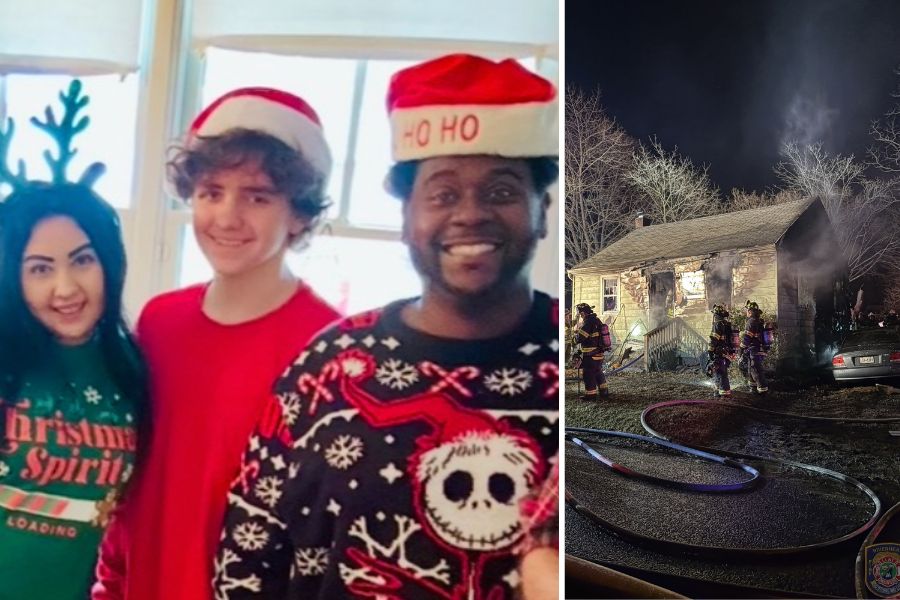 Wading River family loses home in weekend fire, community rallies