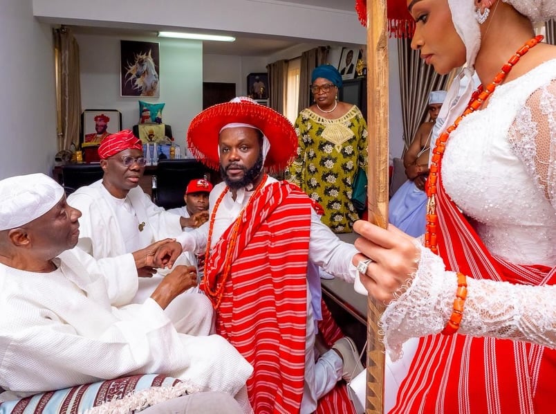 Photos: Seyi Tinubu, wife bag fresh chieftaincy titles in Lagos