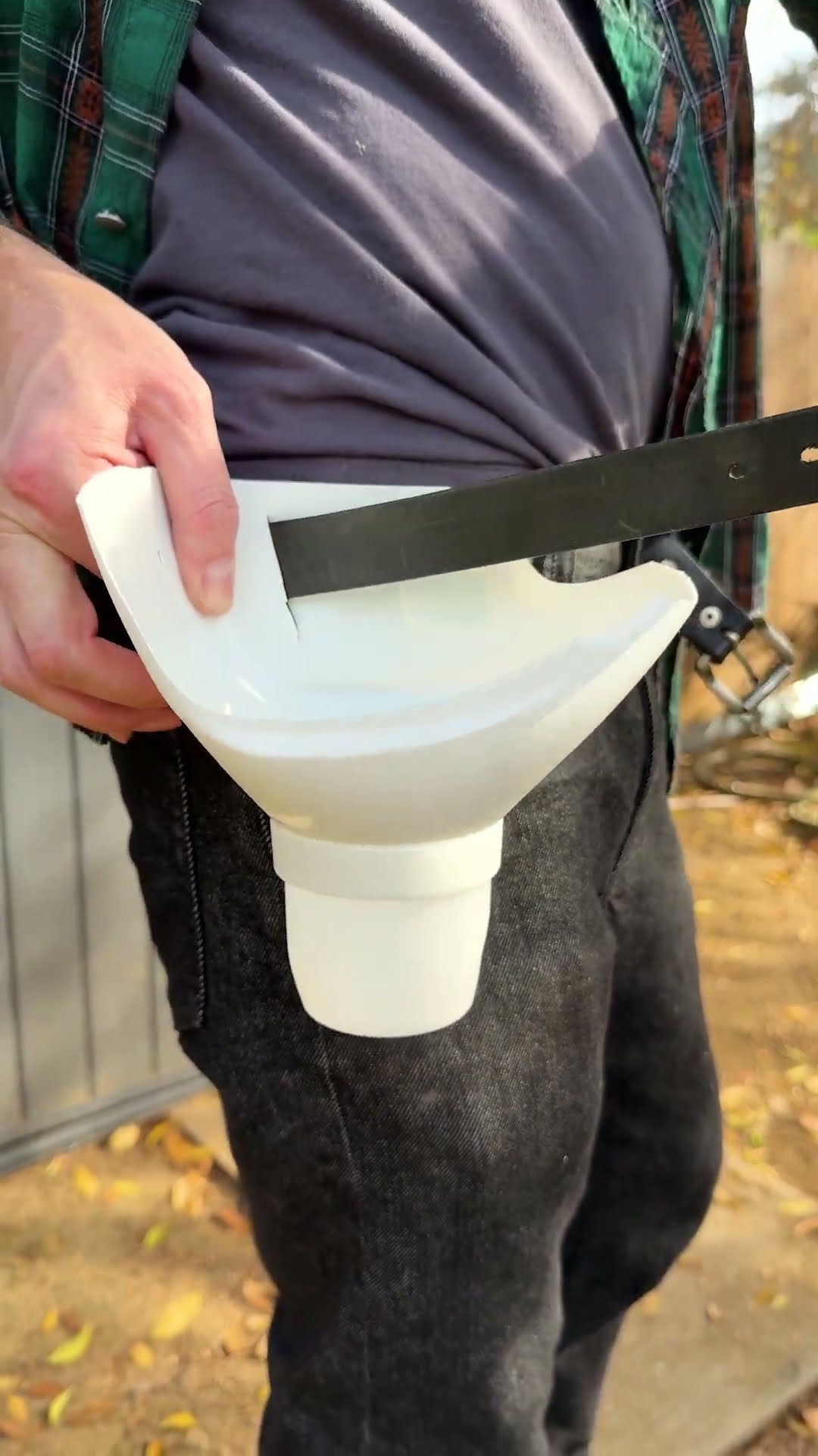 DIY tool belt invention! 😆 #tools #HomeImprovement #DIY