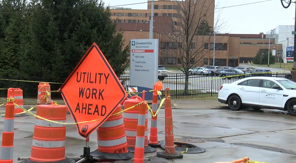 Sinkhole closes road in Garfield Heights, frustrating neighbors