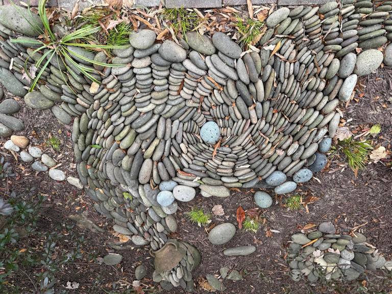 Discover whimsical rock formations, characters on Reston's Blue Trail