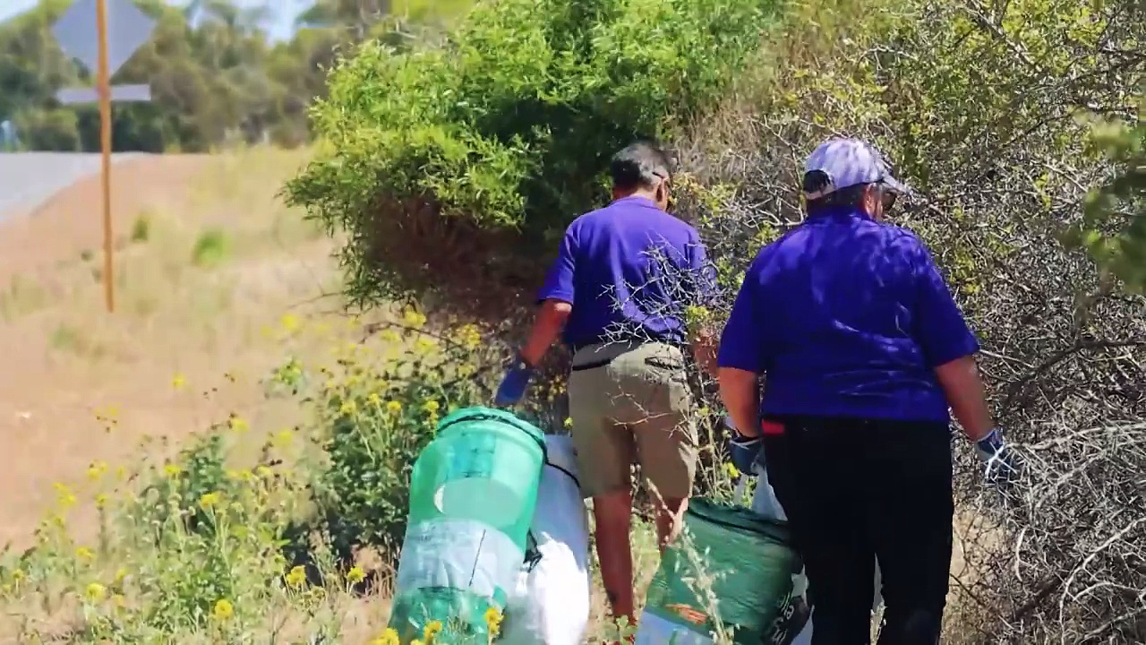 Three women have given back to their community by removing roadside ...
