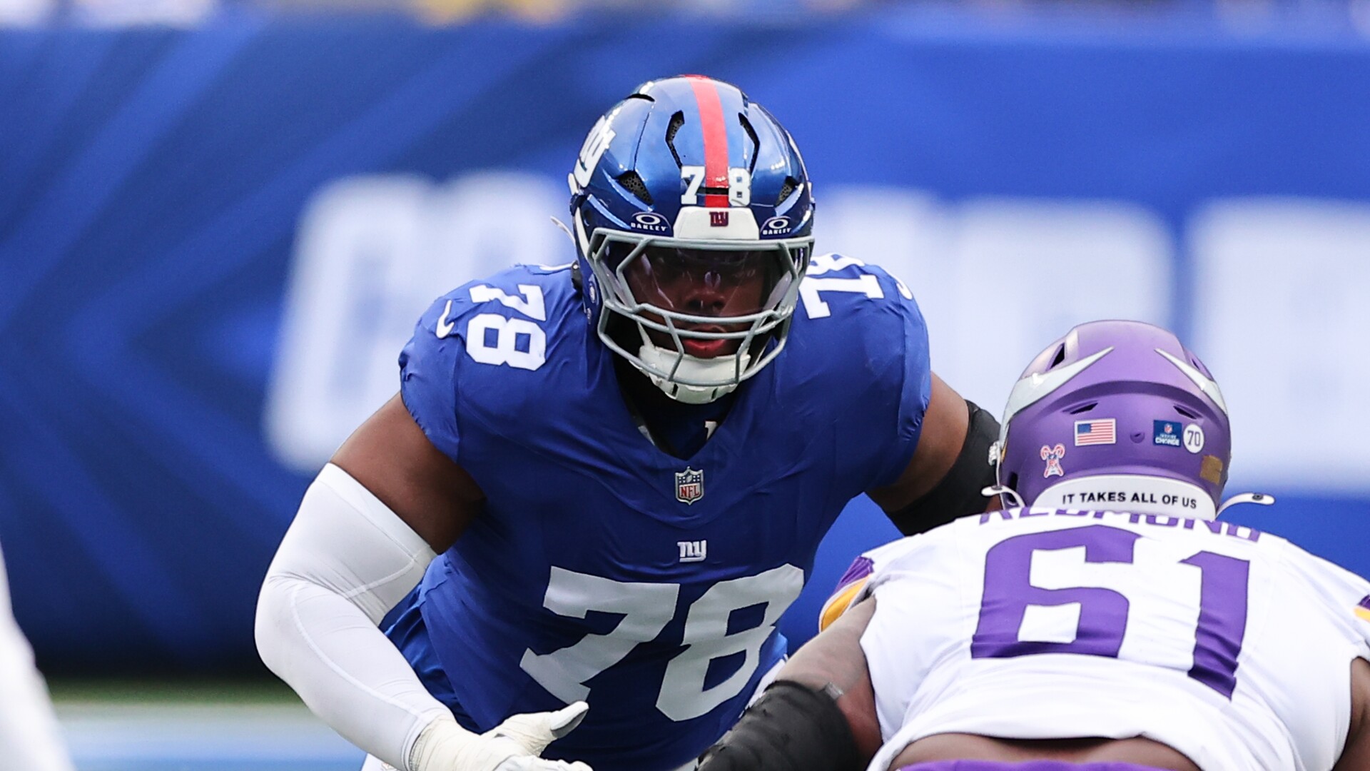 Giants won't have Andrew Thomas against the Raiders