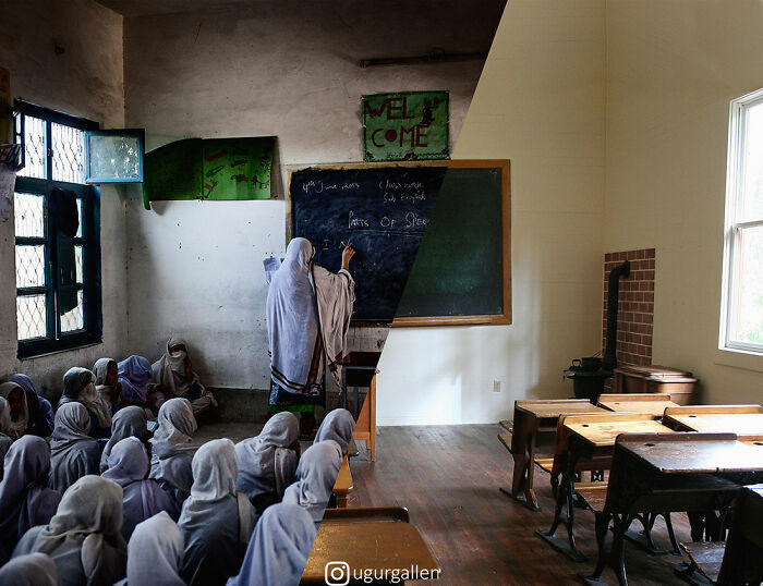 I show the contrast between the two worlds that our children currently ...