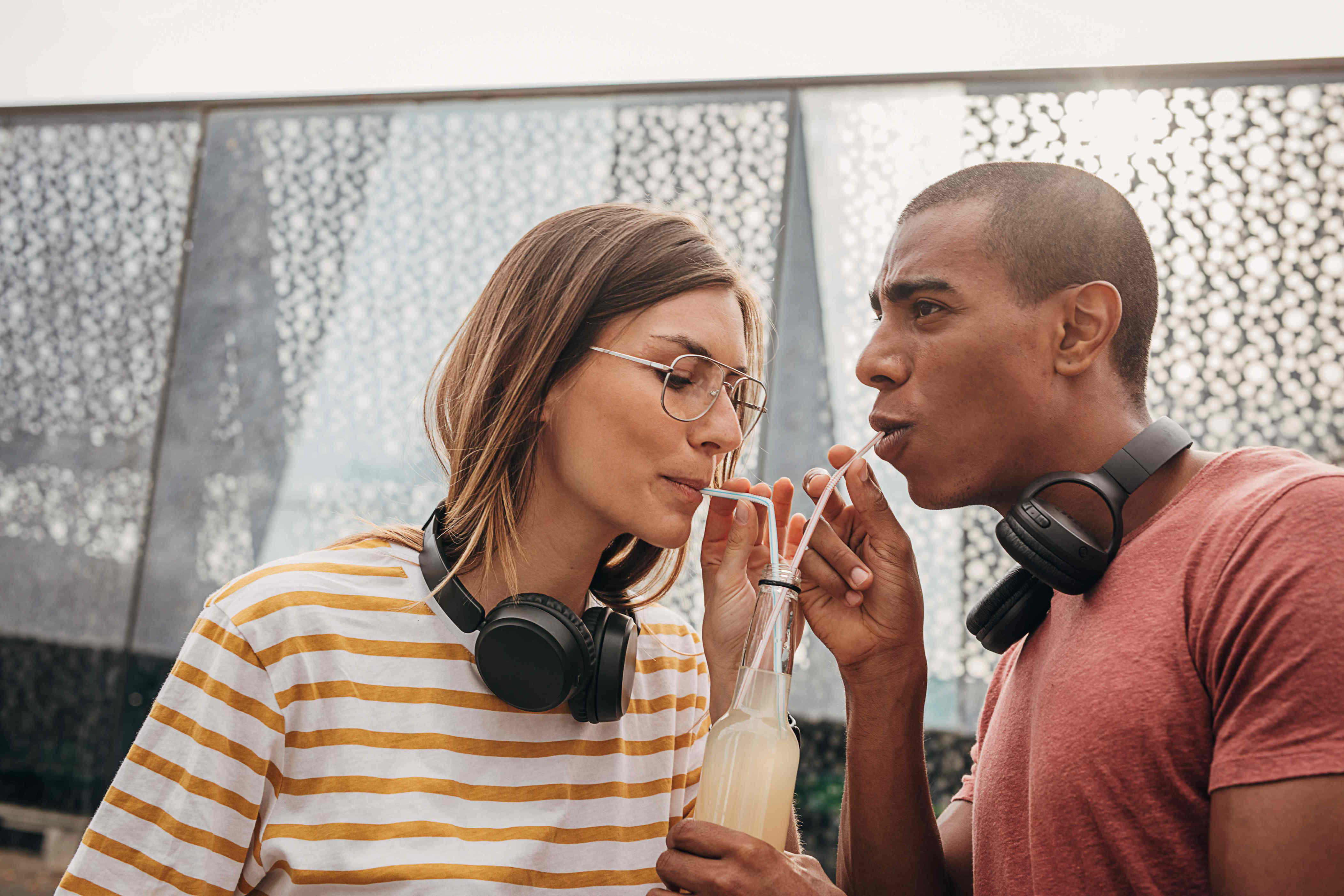 What happens to your risk of herpes when you share a drink