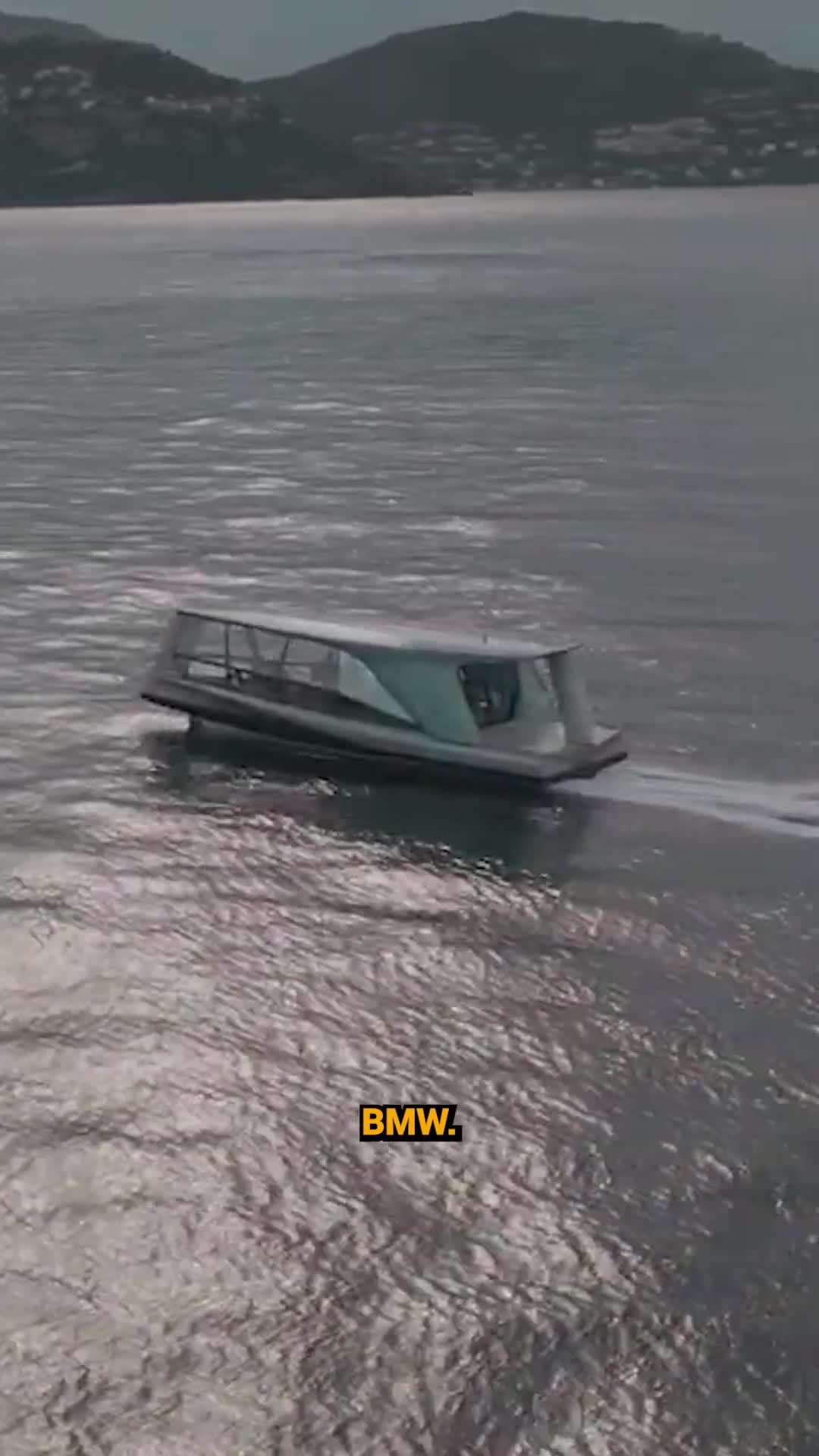 Meet the icon: Futuristic electric hydrofoil boat powered by BMW innovation