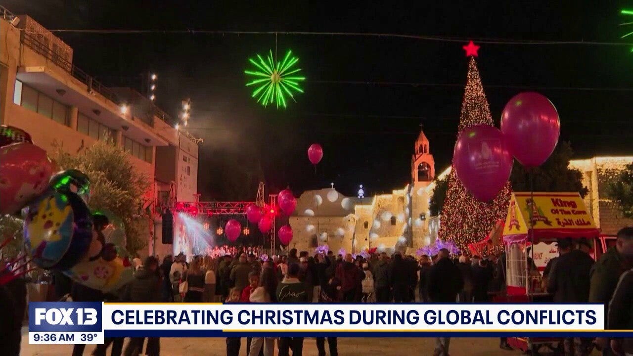 Pope calls for peace on Christmas as global conflicts continue