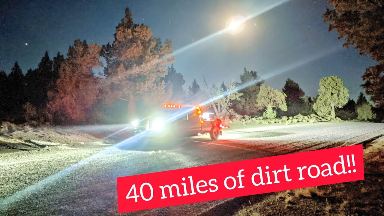 RV stranded in the desert! 4x4 tow truck to the rescue!