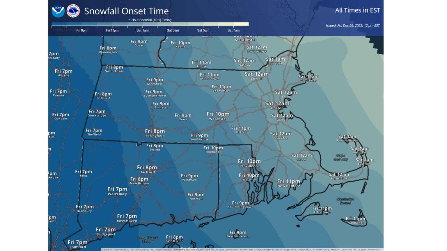 5 maps reveal how Friday’s snowstorm will slam Massachusetts