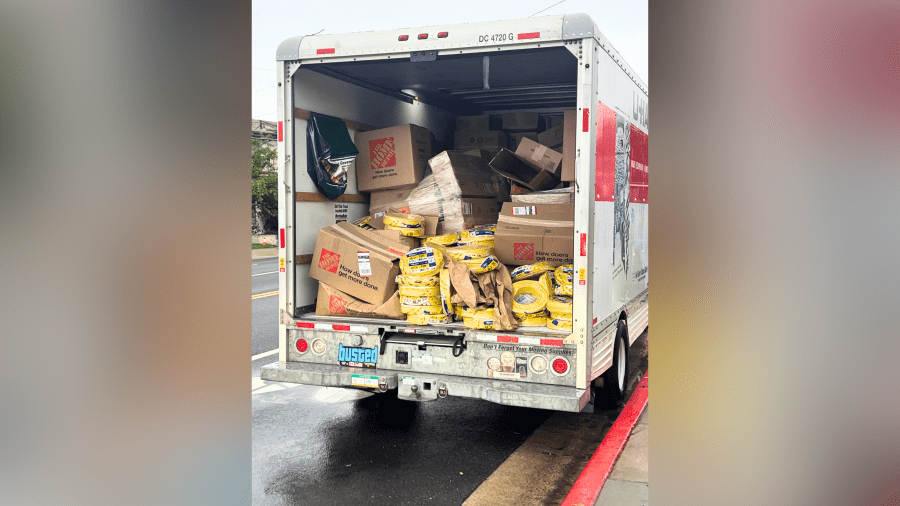 Stolen U-Haul truck loaded with suspected stolen property recovered in ...