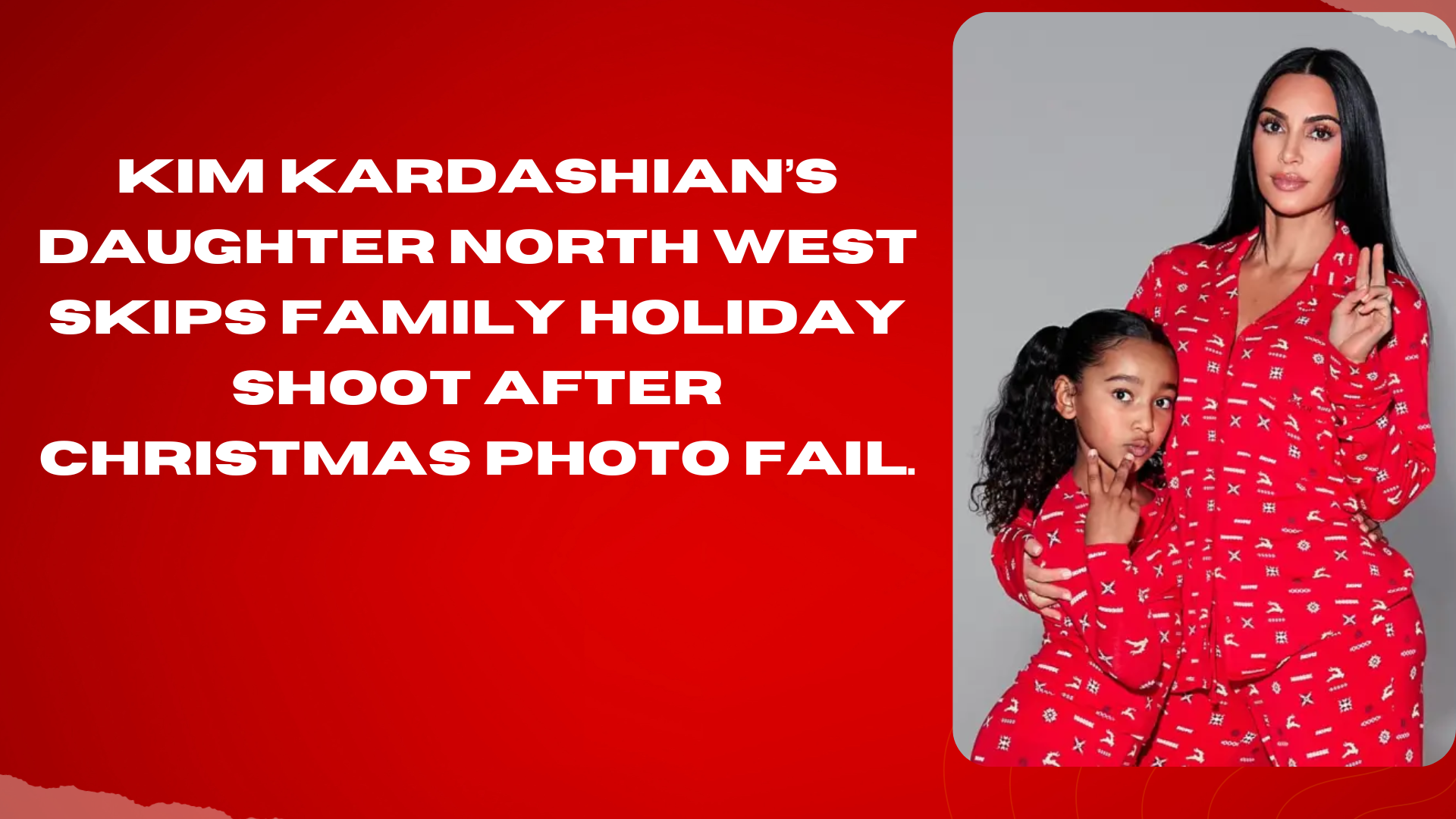 Kim Kardashian’s daughter North West skips family holiday shoot after ...