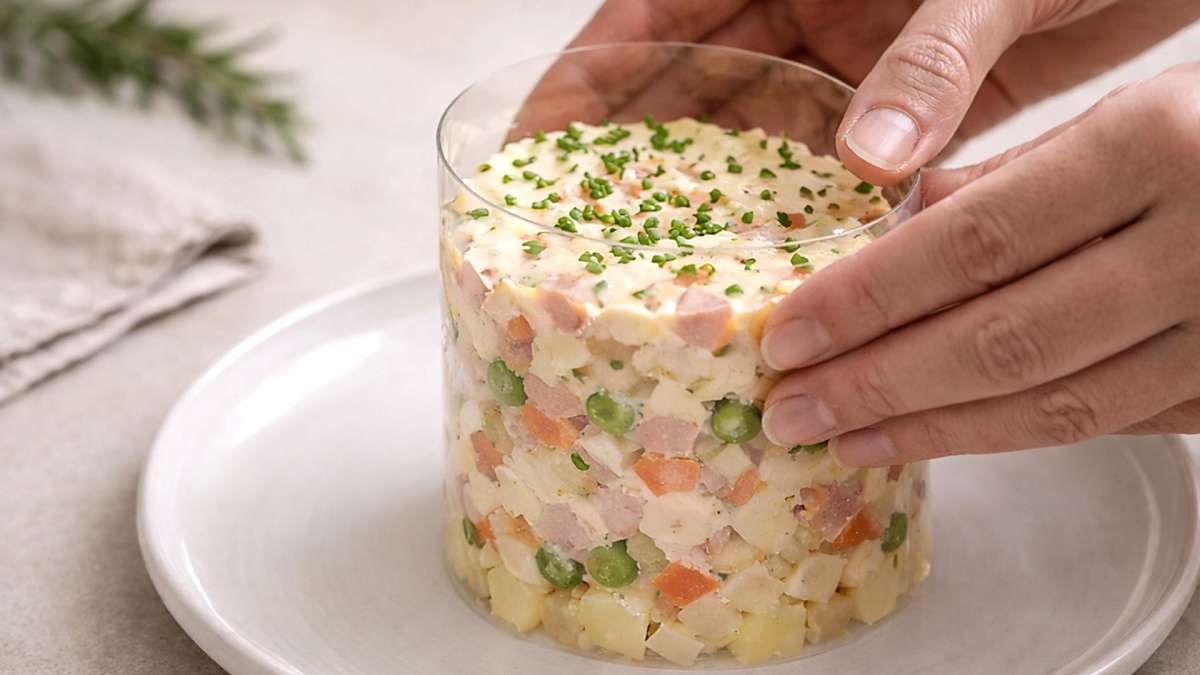 Without a plating ring and with guests: the trick that saves the ...