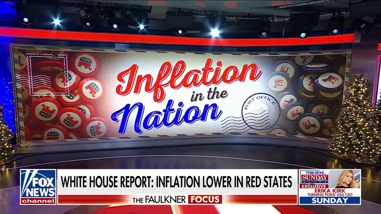 White House reports inflation is lower in red states