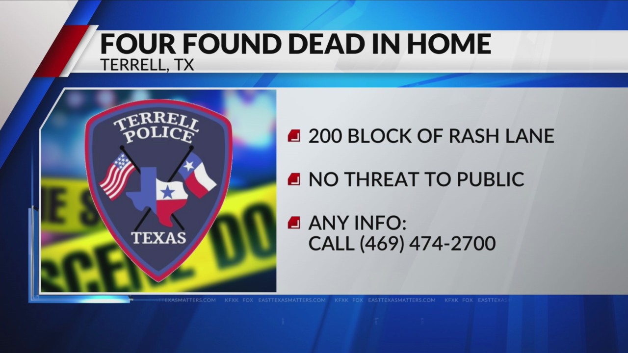 4 found dead in Terrell home on Christmas Eve