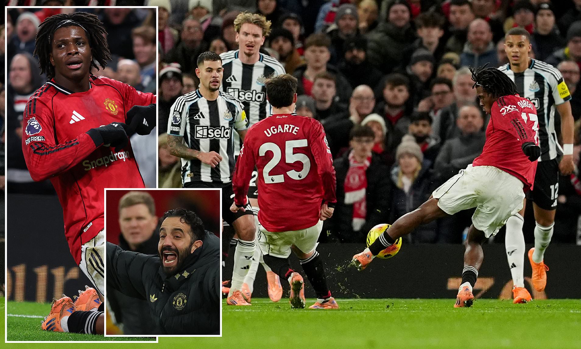 Stunner earns Man United 1-0 win over Newcastle after stubborn Amorim ...