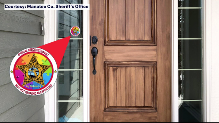 New sticker program helps Manatee County deputies 'respond with care'