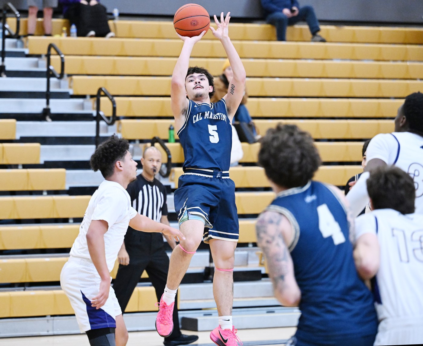 Cal Maritime basketball players honored