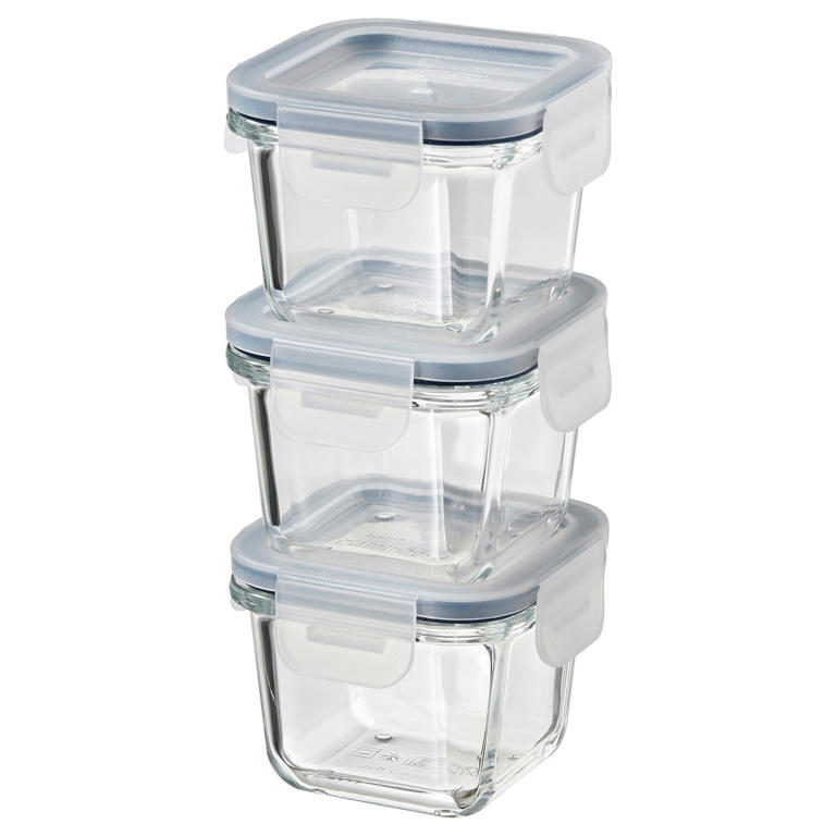 IKEA's glass food storage containers will keep your leftovers fresh in ...
