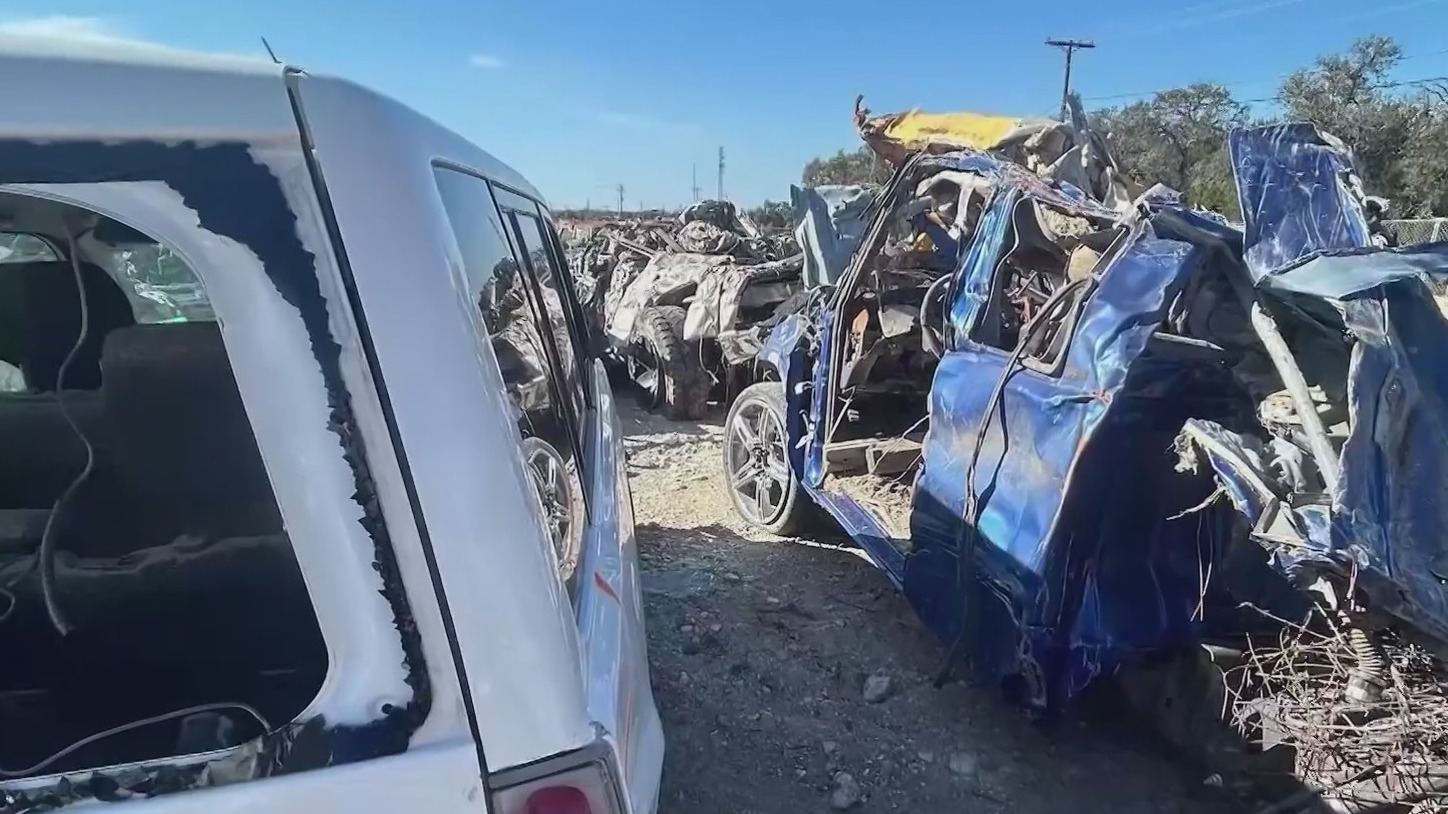 Unclaimed vehicles held after Central Texas floods