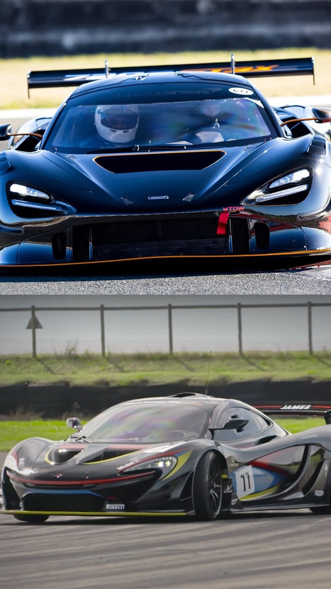 McLaren 720S GT3X v/s McLaren P1 GTR