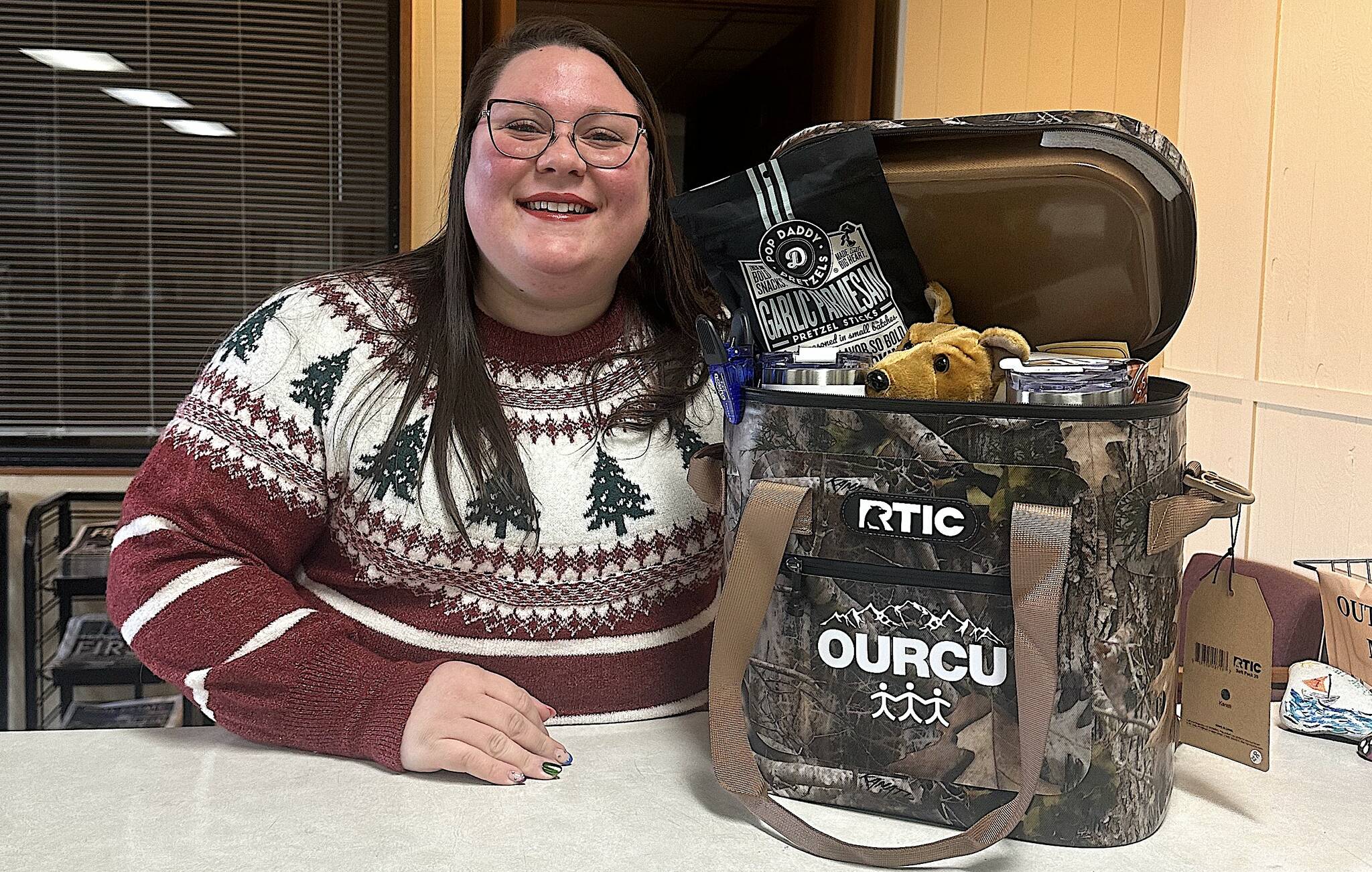 Keisha Dean wins OURCU gift basket
