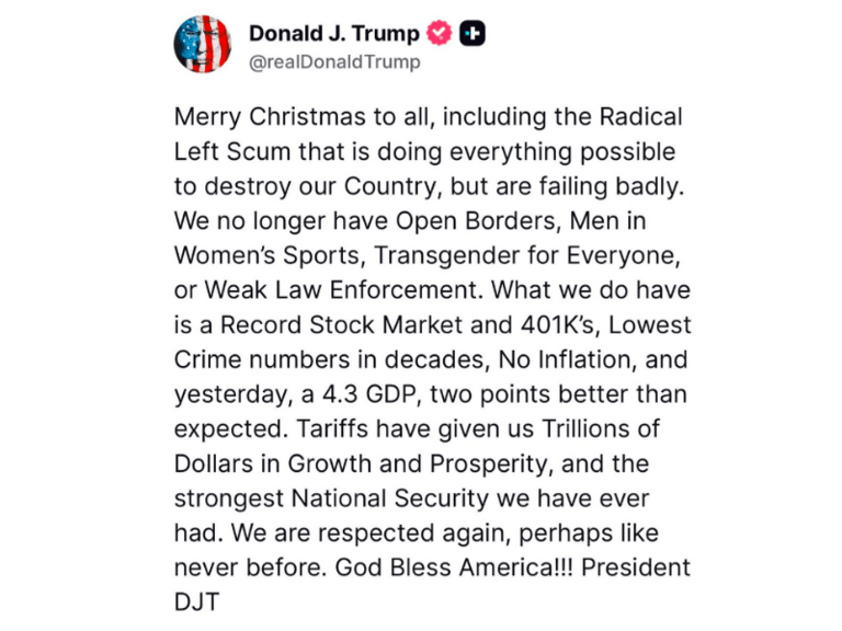 'Trump is doing an amazing job': POTUS praises himself posting every ...