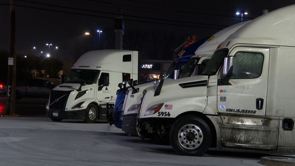 Freezing rain leads to icy, dangerous roads