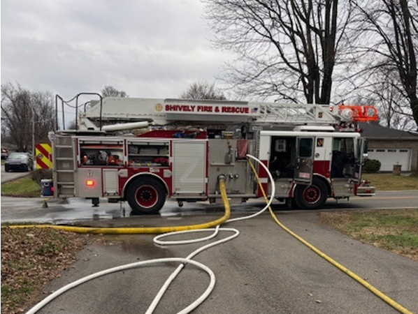 3 fire departments worked to extinguish a house fire in Shively