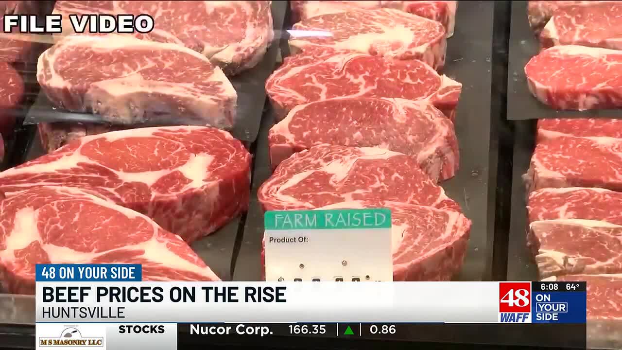 Rising beef prices impact Huntsville shoppers