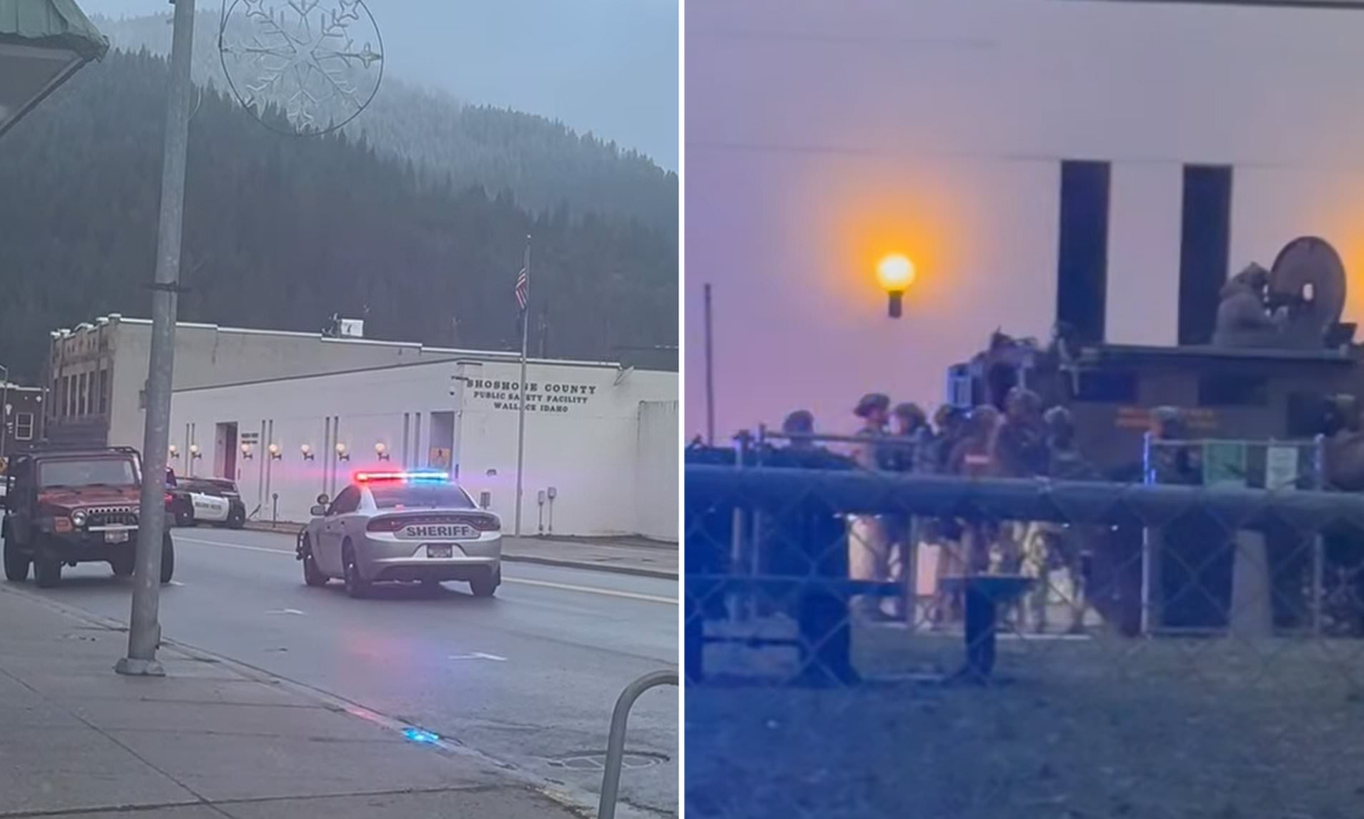 Two people shot when gunman opens fire at Idaho sheriff's office
